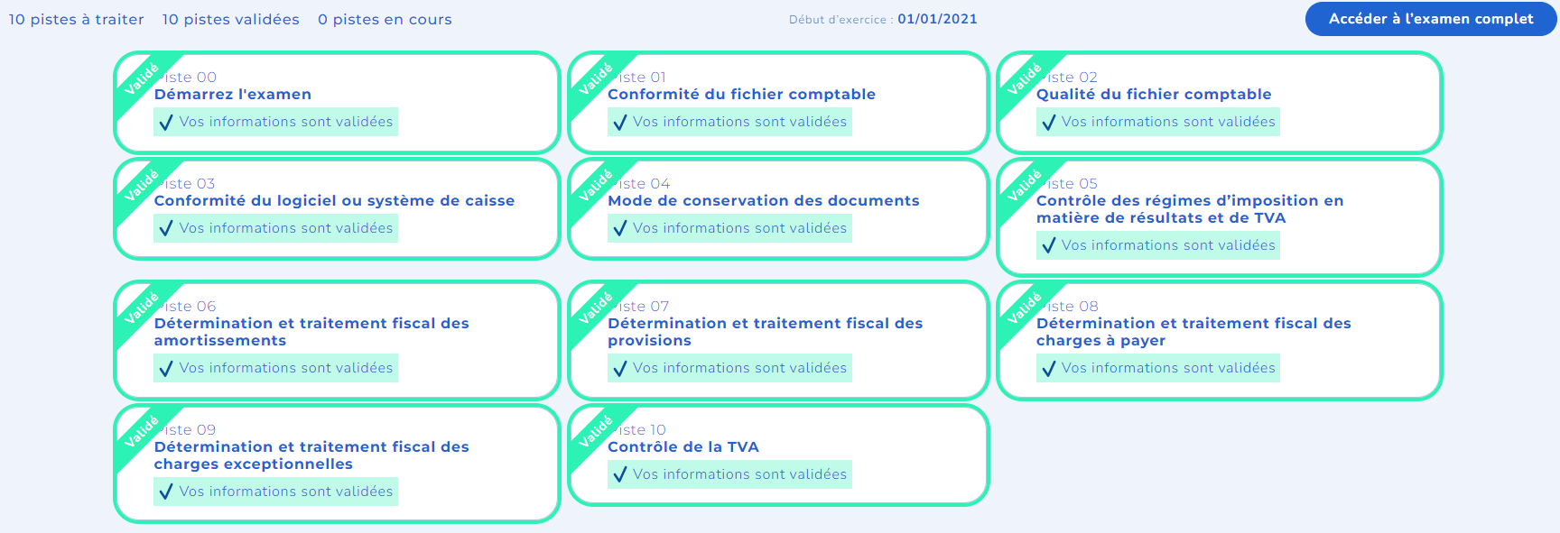 Les 10 points d'audit de l'Examen de Conformité Fiscale - Fisca Pass